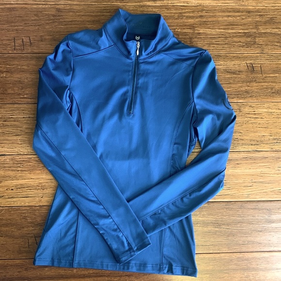 Equestrian Stockholm | Tops | Vision Top Blue Meadowdark Teal ...
